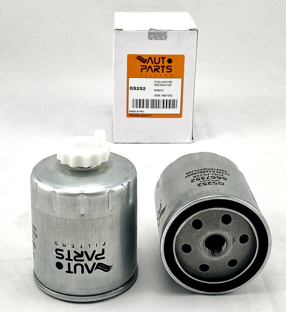 GS252 FILTRO COMBUSTIBLE BOBCAT SEPARADOR AGUA.,SEAT 4465121,- 9936891 ...