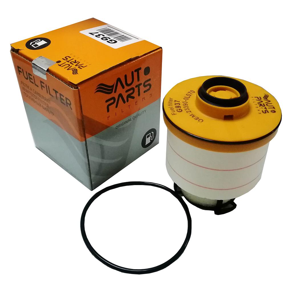 G937 FILTRO COMBUSTIBLE TOYOTA HILUX 2.4 Y 2.8 LTS. 2017> ,TOYOTA 233900L070,PREMIUM FILTERS ...