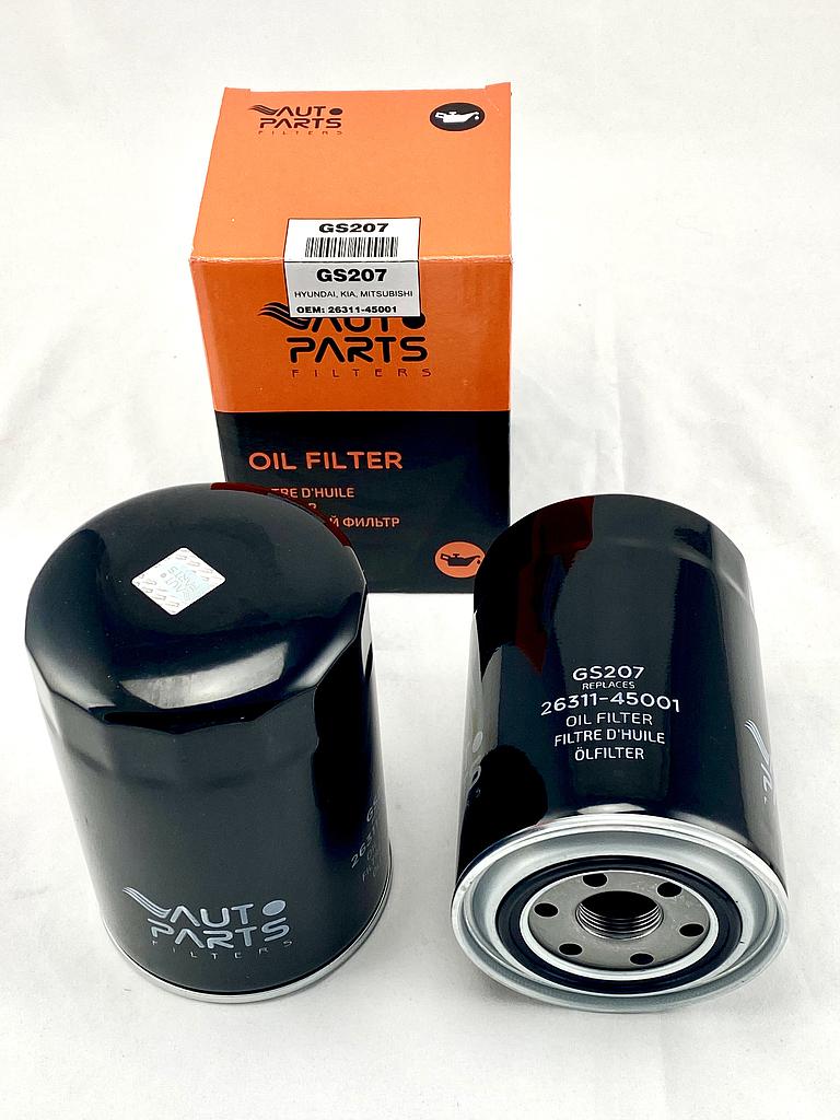 GS207 FILTRO ACEITE MITSUBISHI,KIA, HYUNDAI,- 0RF0323802A,ICOFIL QH6355 ...