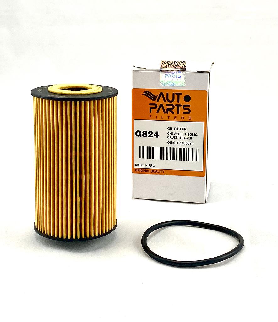 G824 FILTRO ACEITE - CHEVROLET CRUZE, SONIC, TRACKER,HIGH QUALITY ...